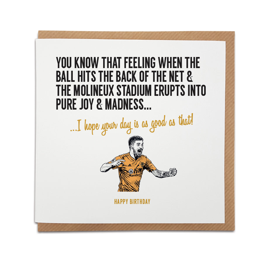 Birthday Card - Wolverhampton / Wolves fan - Football Card – Local Lingo
